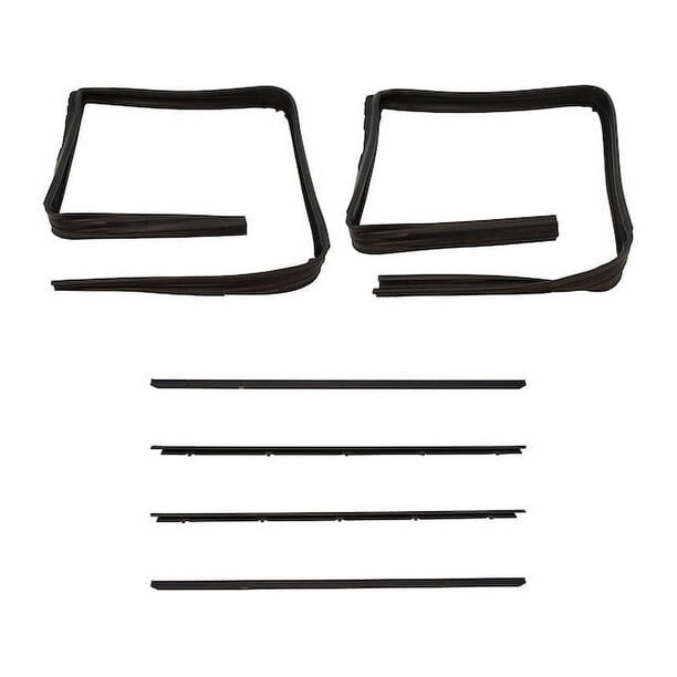 Door Window Belt Weatherstrip Kit 6 Piece - Compatible with 1992 - 1993 ...