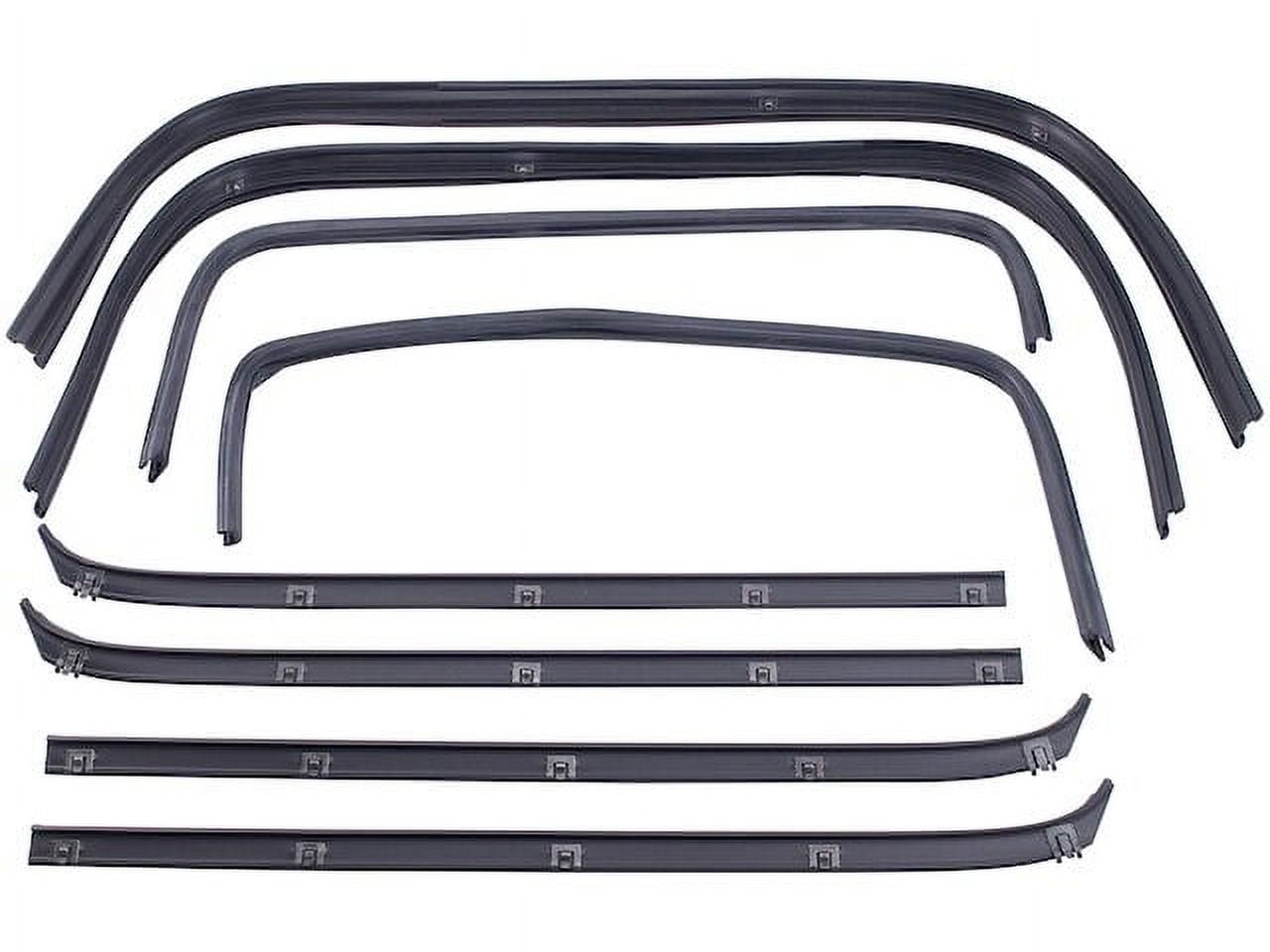 Door Window Belt Weatherstrip Kit 8 Piece - Compatible with 1980 - 1993 ...
