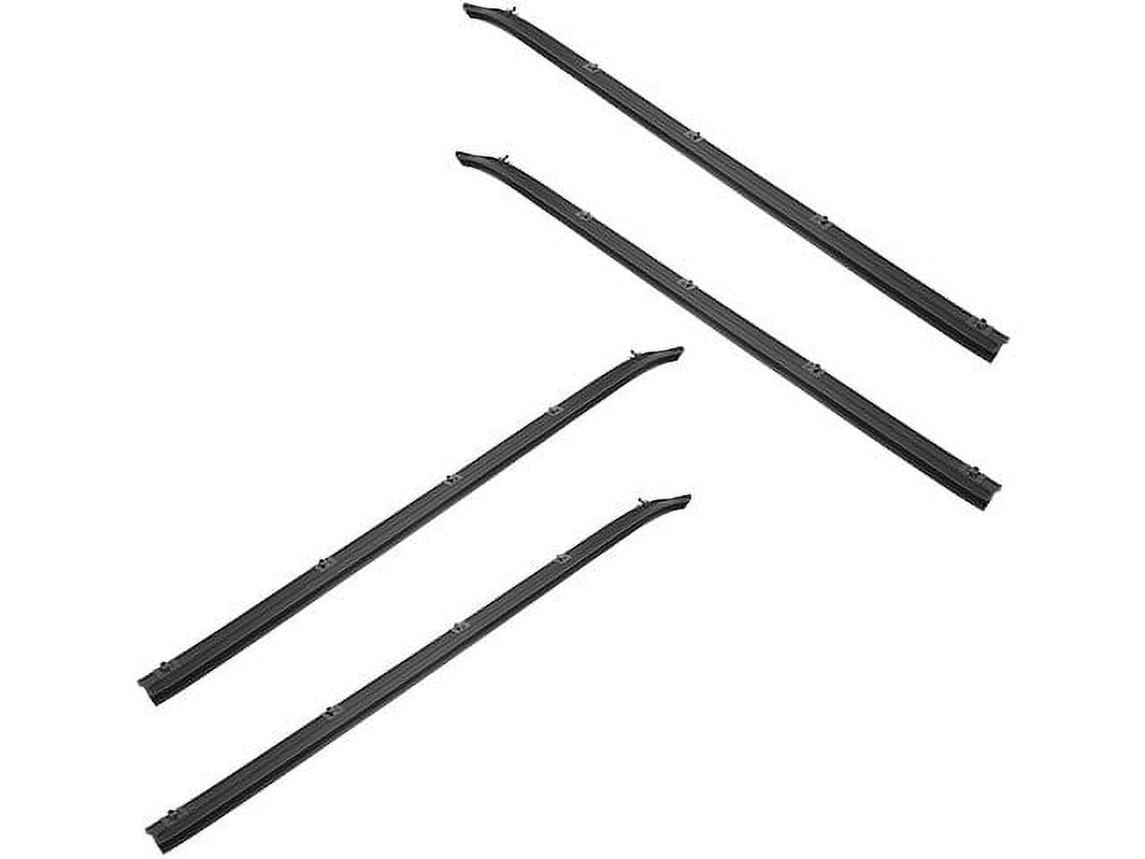 Door Window Belt Weatherstrip Set 4 Piece Set - Compatible with 1980 ...