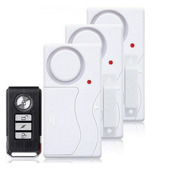 Door Window Entry Security ABS Wireless Remote Control Burglar Alarm ...