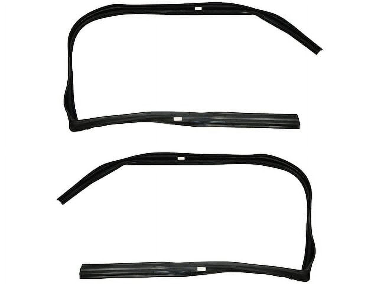 Door Window Glass Run Channel 2 Piece Set - Compatible with 1982 - 1993 ...