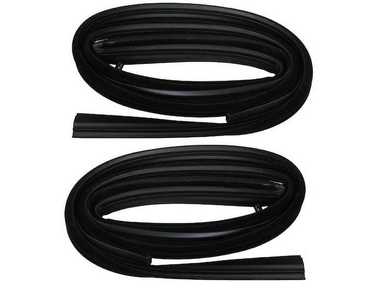 Door Window Glass Run Channel 2 Piece Set - Compatible with 1987 - 1988 ...