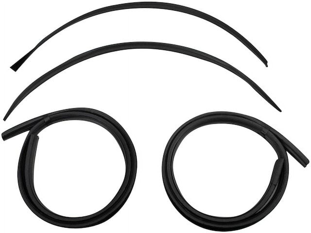 Door Window Glass Run Channel 4 Piece Set - Compatible with 1968 - 1983 ...