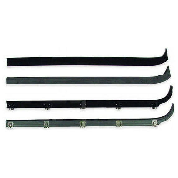 Door Window Guide Felt - Compatible with 1980 - 1986 Ford F-150 1981 ...