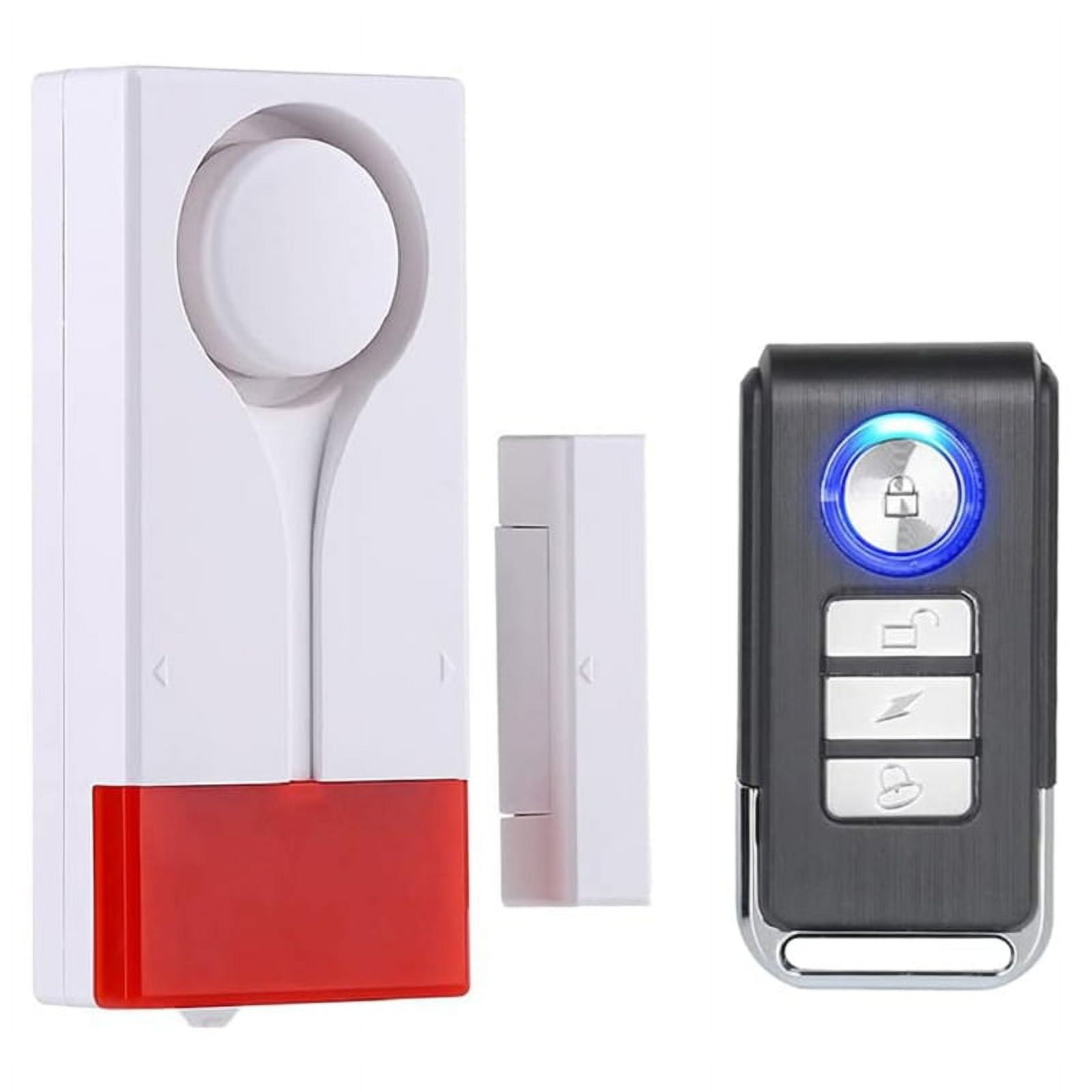 Door Window Open Alarm, Wireless Remote Control Magnetic Sensor Chime ...