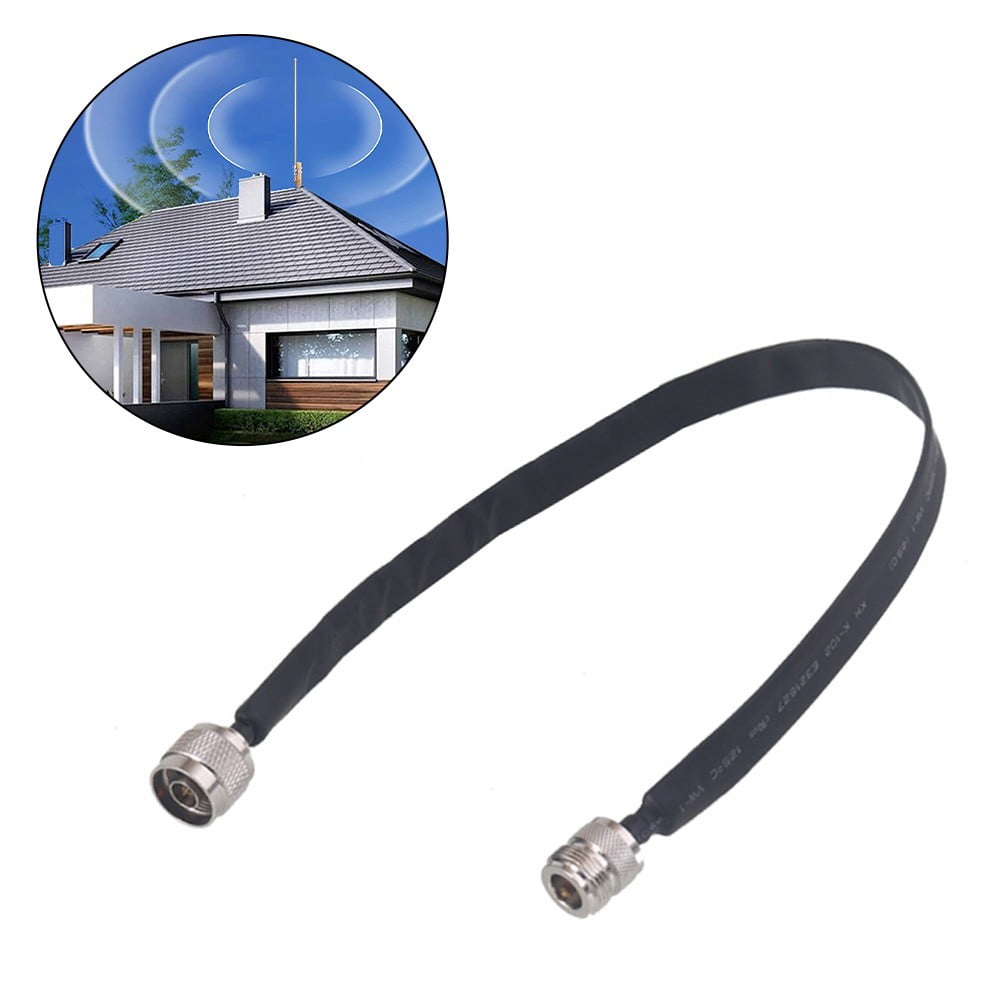 Door/Window Pass Through Flat Cable N Male To N Female 40cm RF Coaxial ...