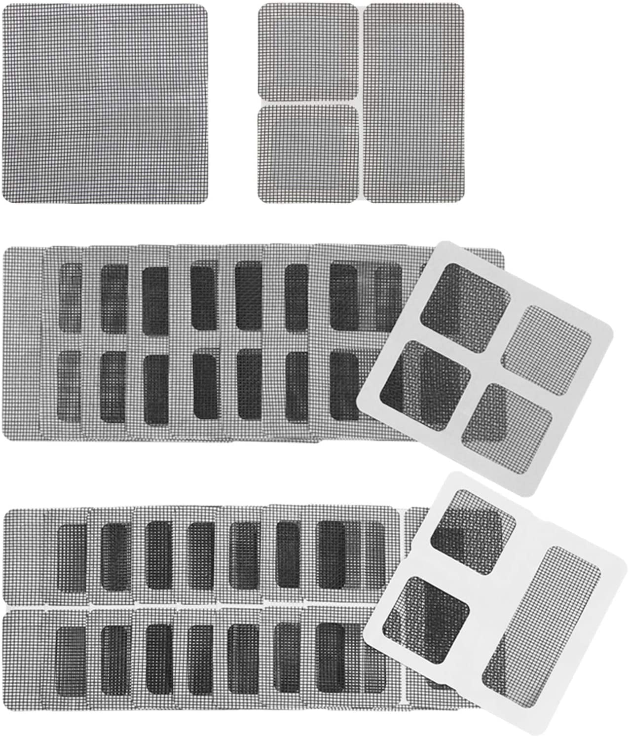 Door/Window Screen Repair Patch Set,Plutput 20 Sheet Strong Self ...