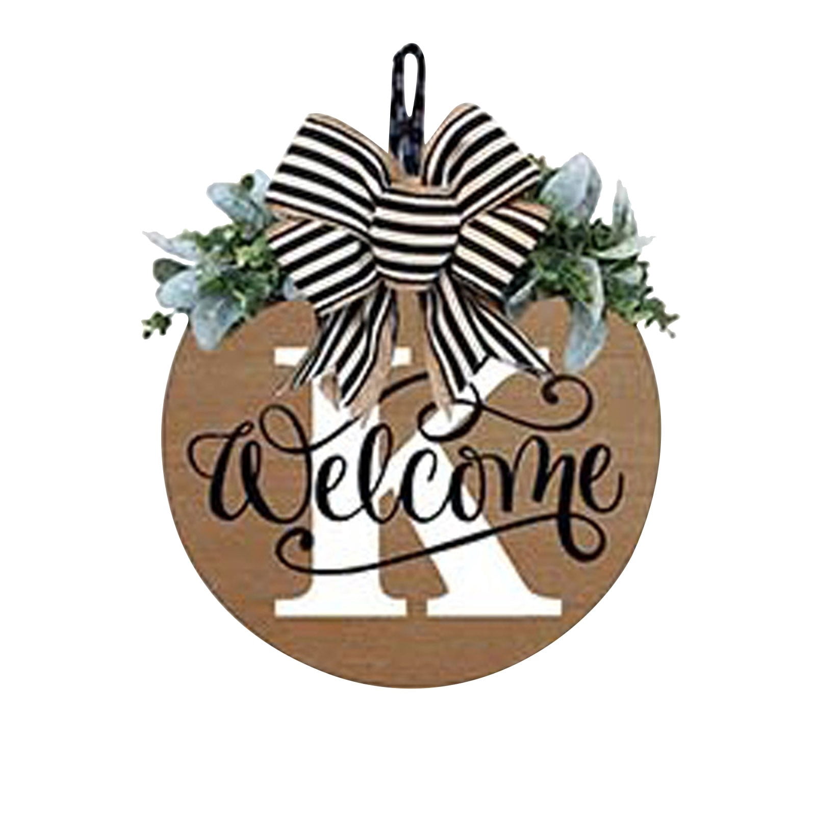 Door Wreaths for Front Door Outside All Year Round, Last Name Year ...