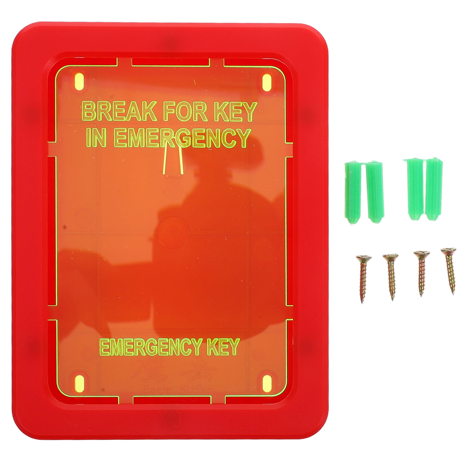 Door and Window Emergency Key Box Decor Equipped with Hammer Fire ...
