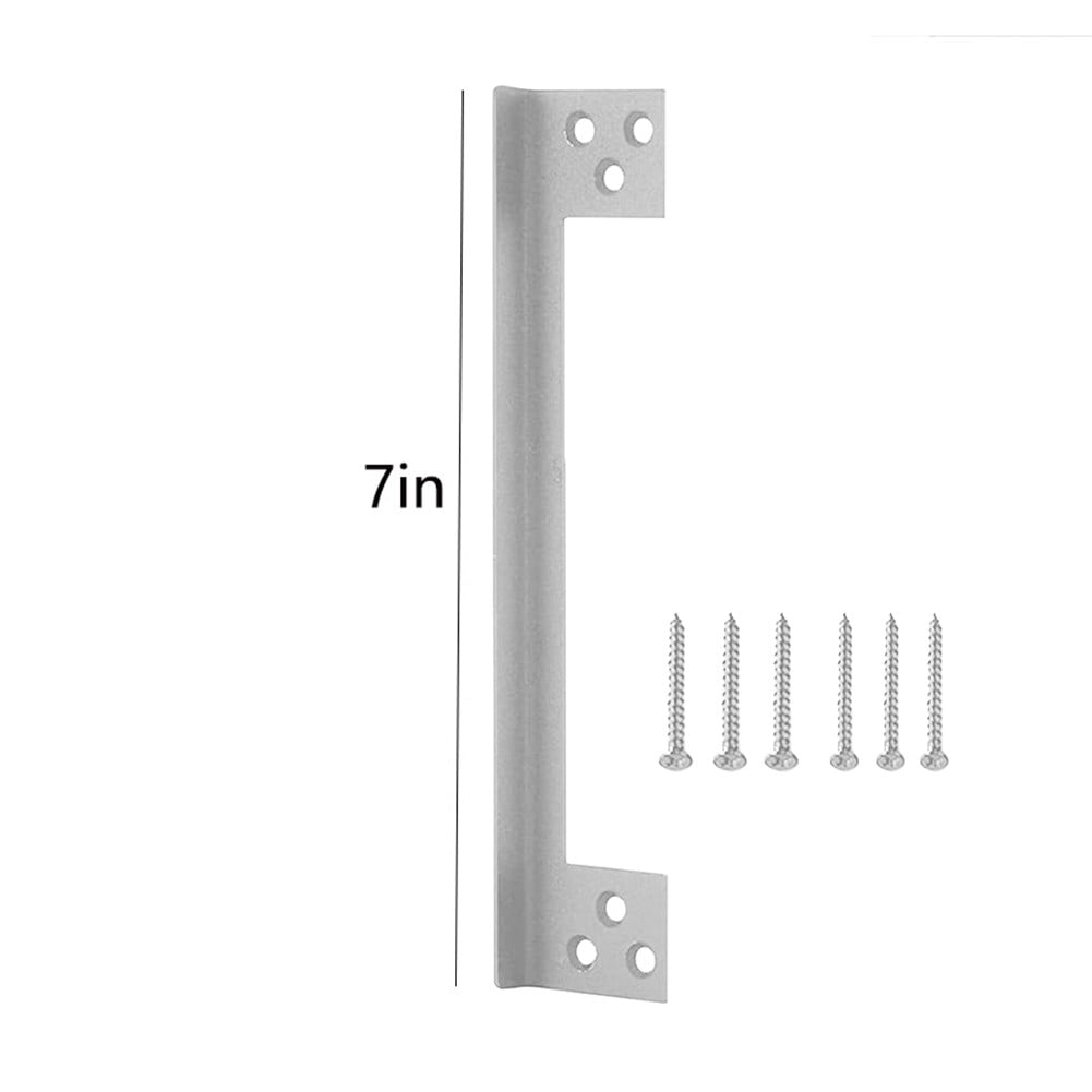 Door Latch Guard Plate Silver Swing Door Safety Protector Door Latch ...