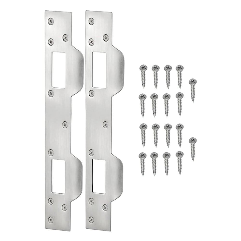 Door lock plate reinforcement plate double hole metal lock plate door ...