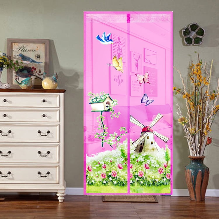Door mesh Screen with Magnet, Anti Mosquito Magnetic Door Screen ...
