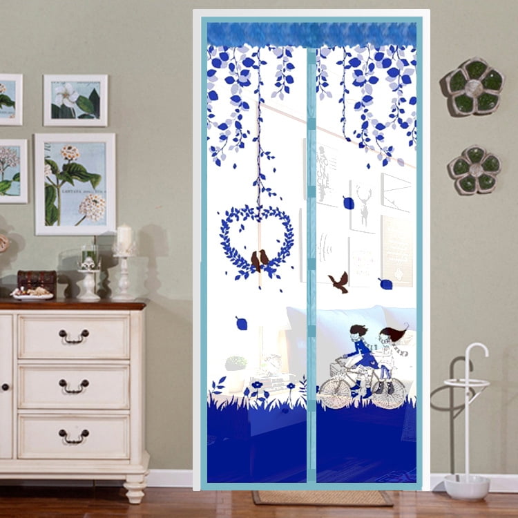 Door mesh Screen with Magnet, Anti Mosquito Magnetic Door Screen ...