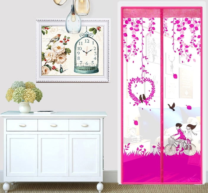 Door mesh Screen with Magnet, Anti Mosquito Magnetic Door Screen ...
