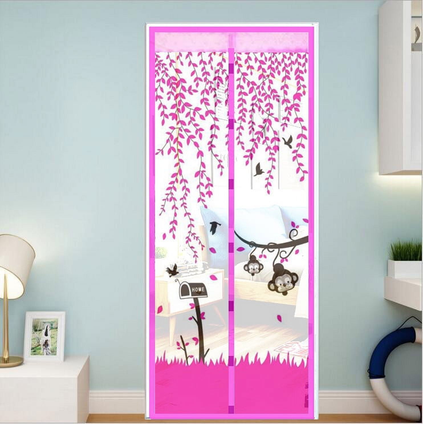 Door mesh Screen with Magnet, Anti Mosquito Magnetic Door Screen ...