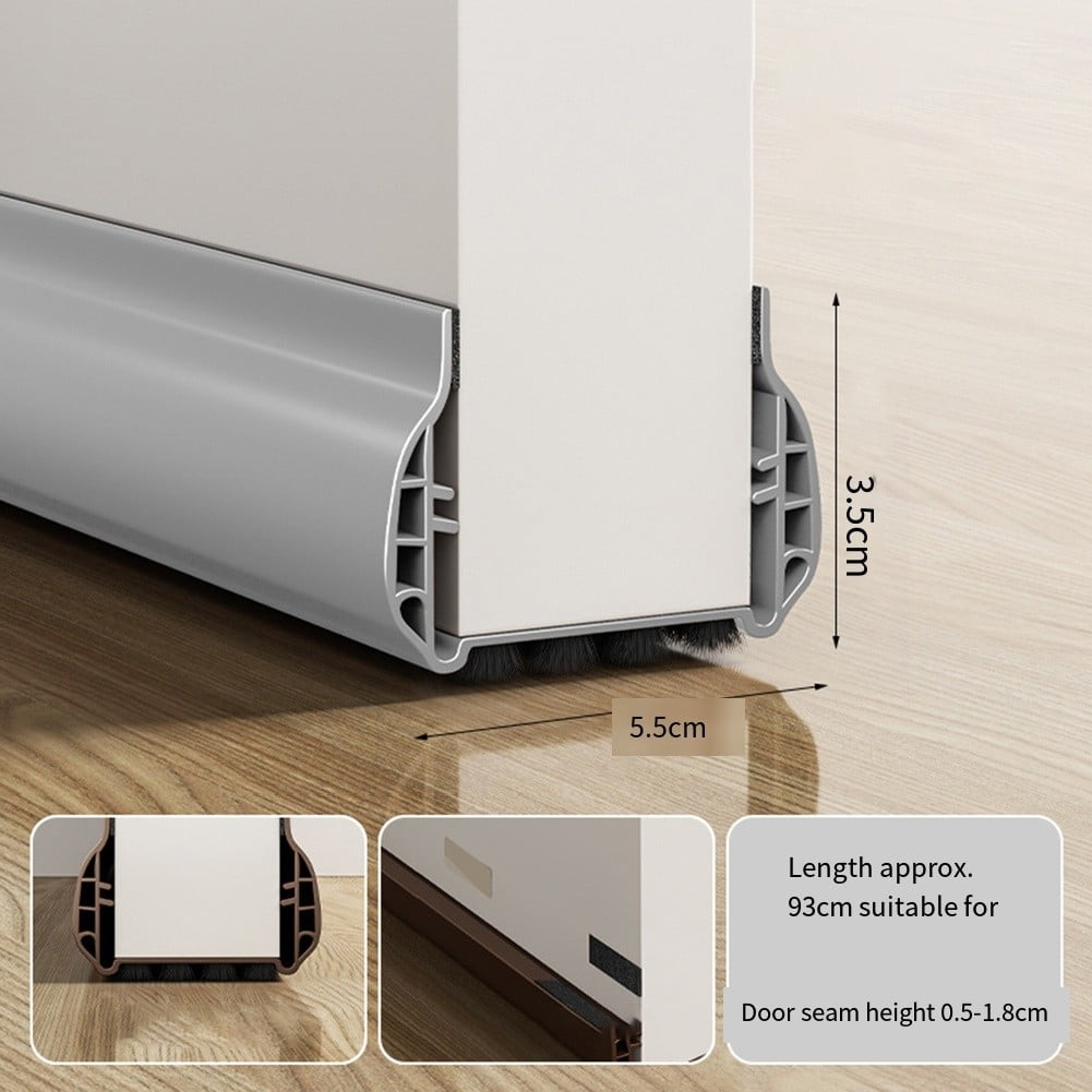 Door seal strip Door bottom seam Bedroom door sticker Windproof strip ...