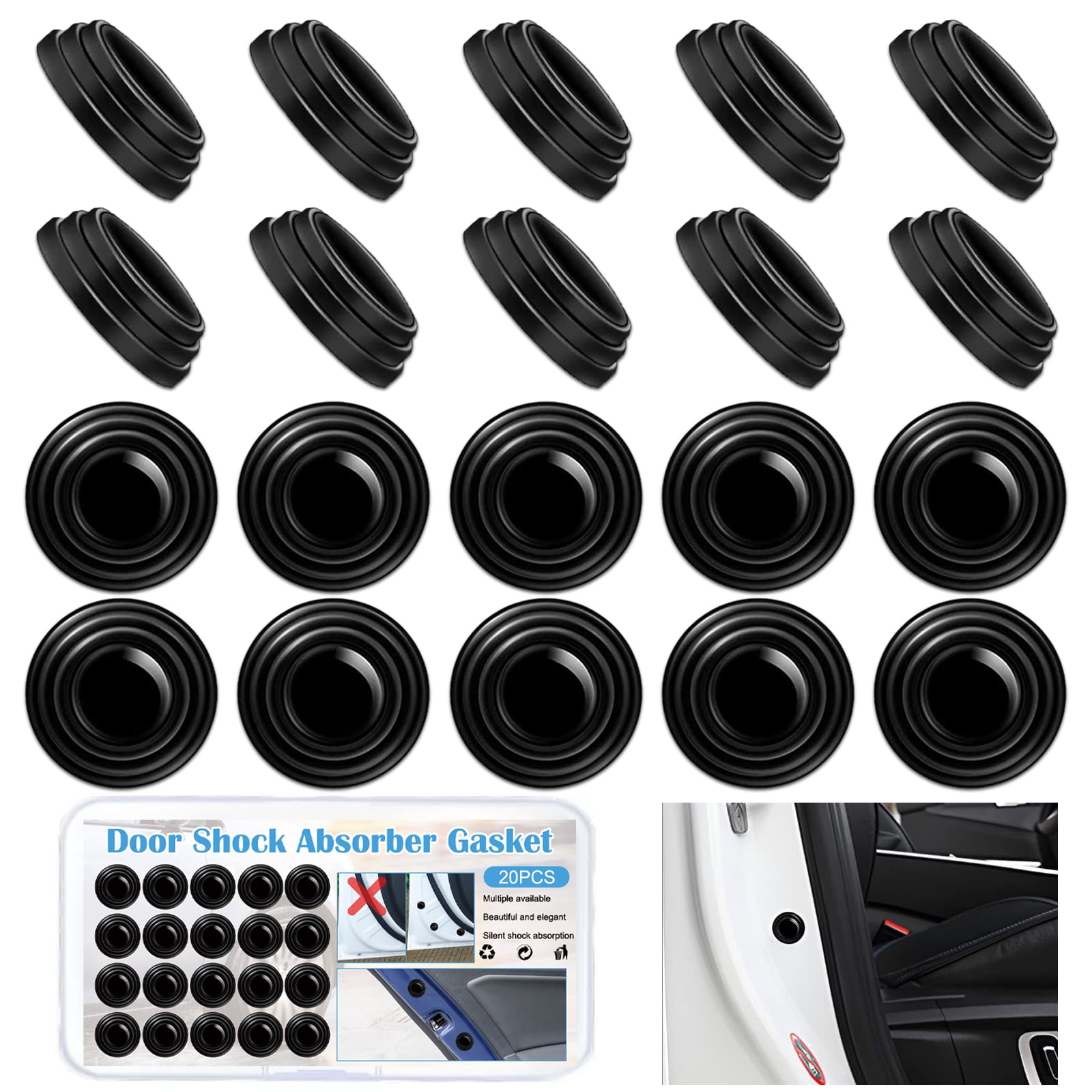 Door shock absorber; PVC door protective stickers; High density ...