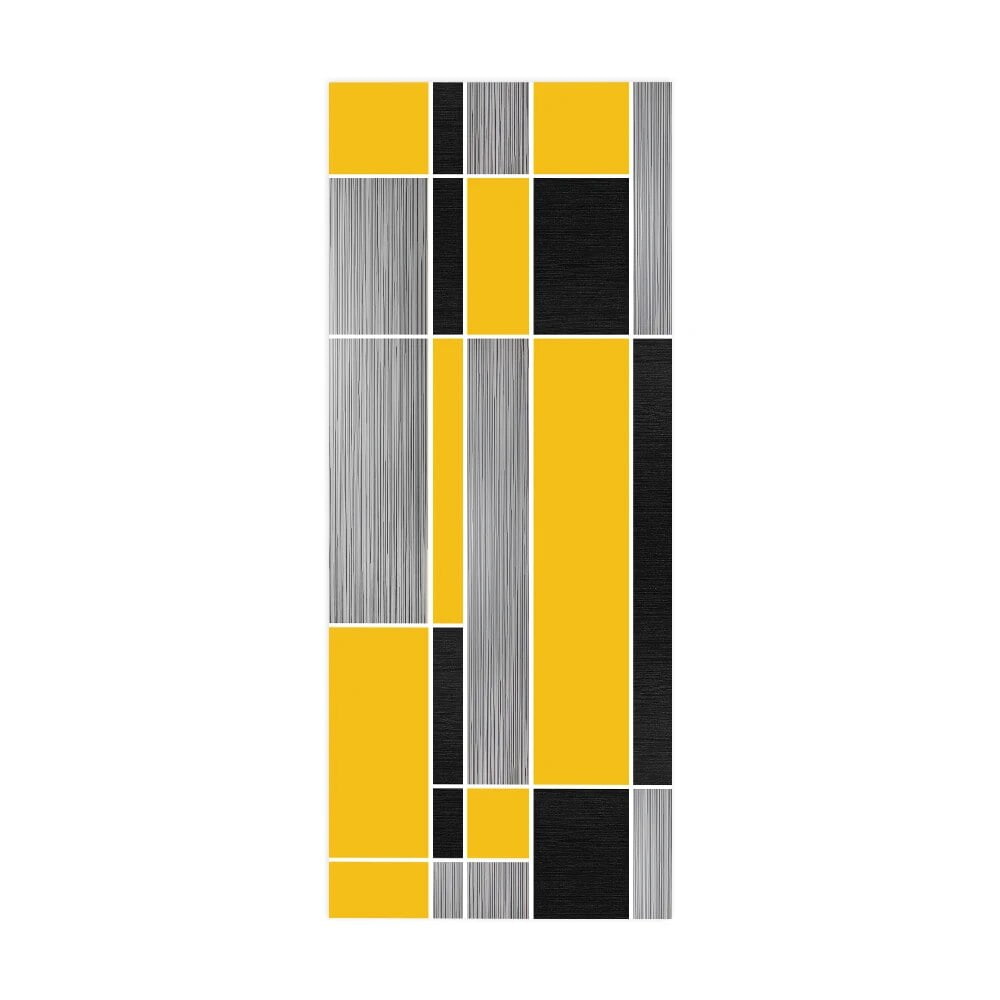 Door stickers covered with stickers Medieval bookshelves Modern ...