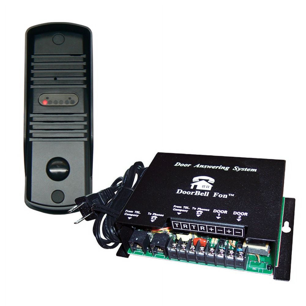 DoorBell Fon Fon S Door Answering Intercom Kit, SlimLine, Black ...