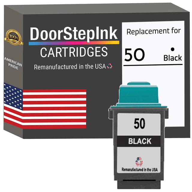 DoorStepInk Ink Cartridge Compatible for Lexmark 50 Black - Walmart ...