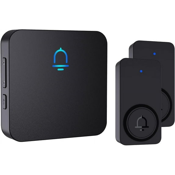 Doorbell, 2 Button Wireless Doorbell with 1000ft Range, Adjustable ...