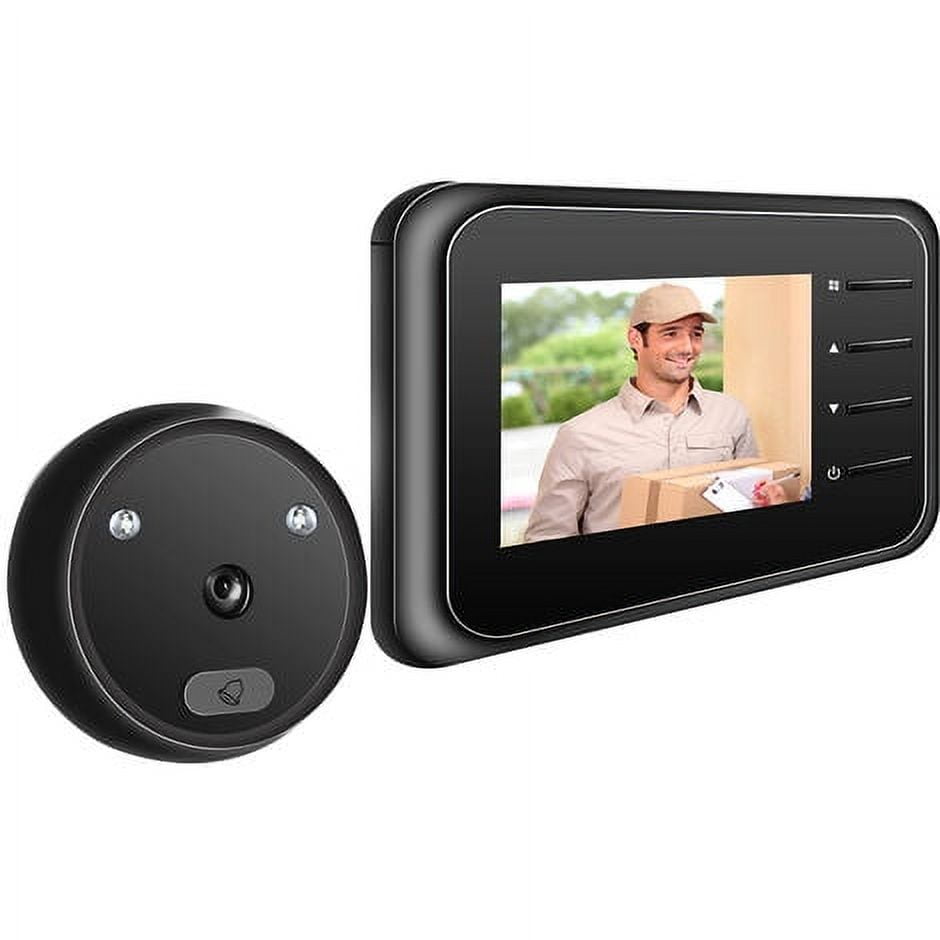 Doorbell Camera Peephole Door Camera Doorbell Monitor Live View ...