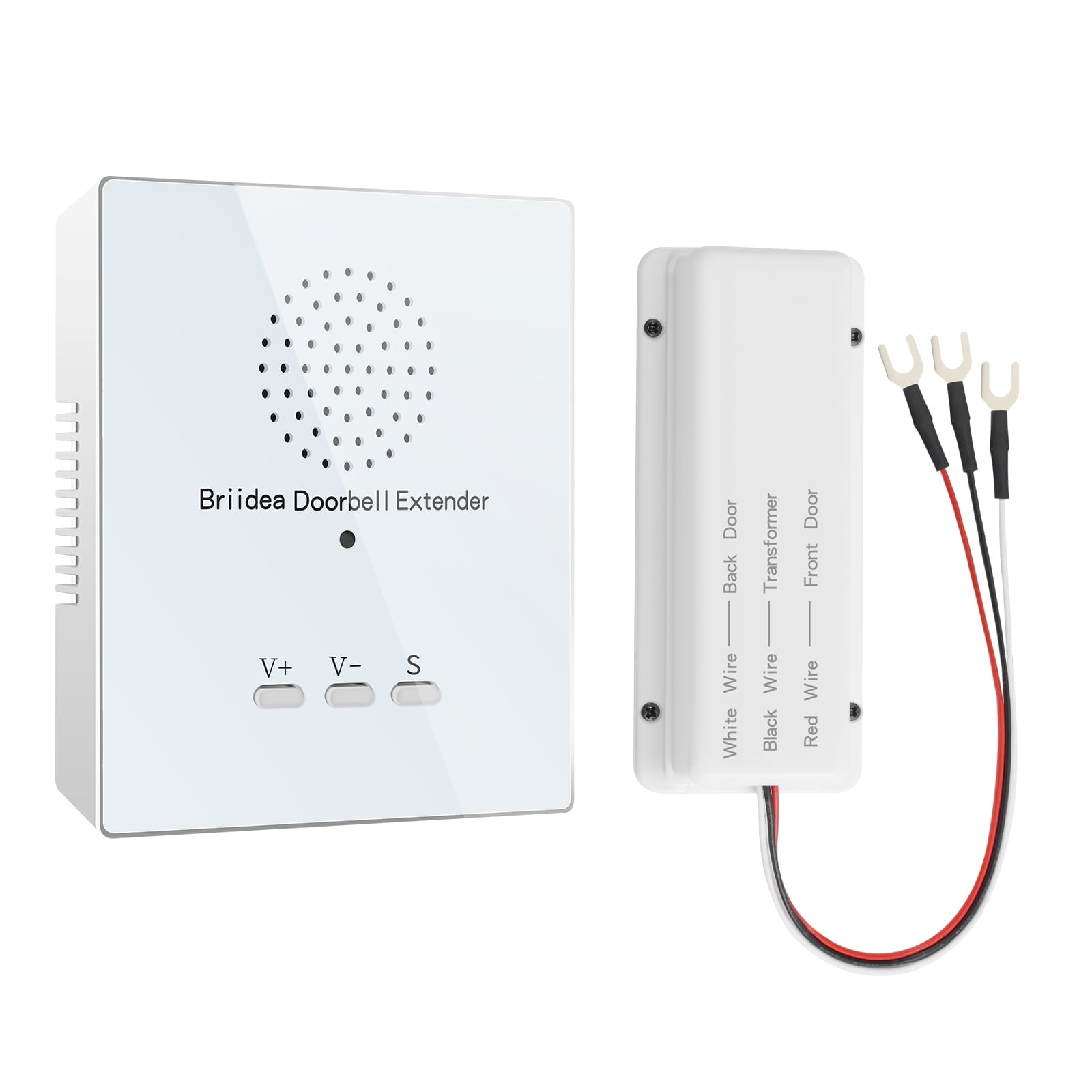 Briidea Doorbell Extender for Wired Doorbells Converts to Wireless, 21 ...