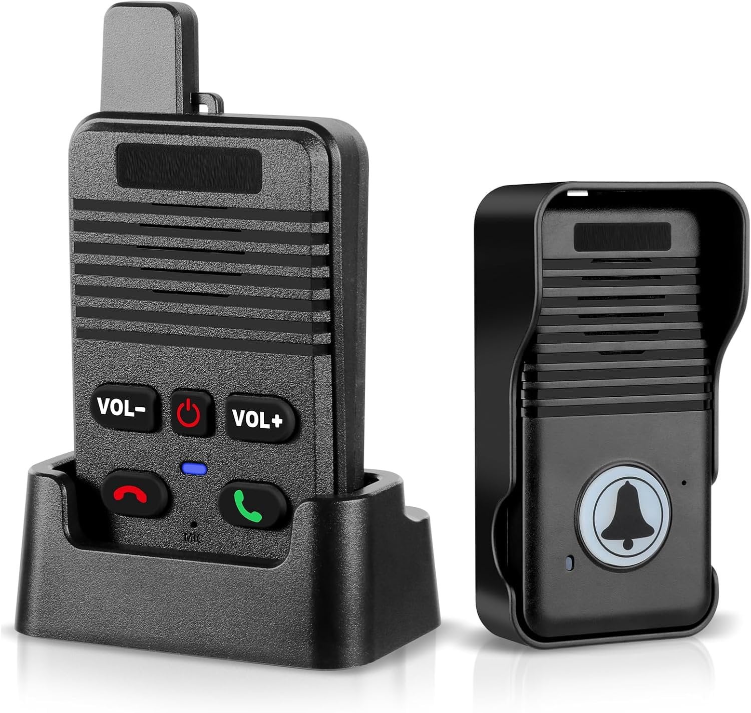 Doorbell, Full Duplex Doorbell Upgrade, 1000ft Range, Door Bell Two Way ...