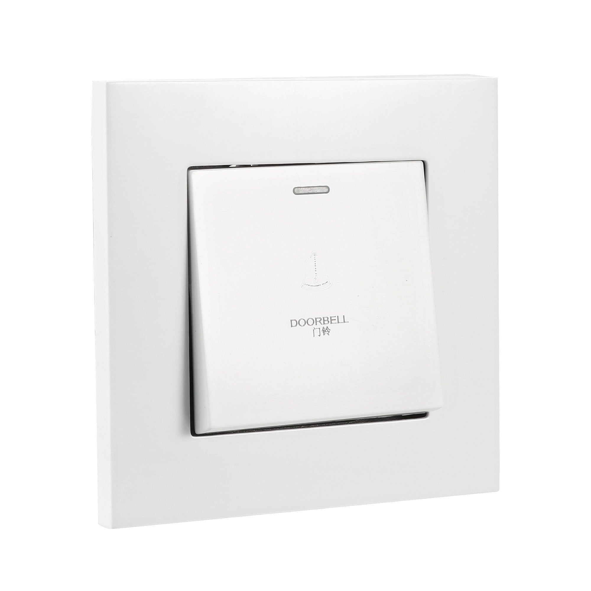 Doorbell Push Button Switch Wall Mounted Resettable White AC 250V 16A ...