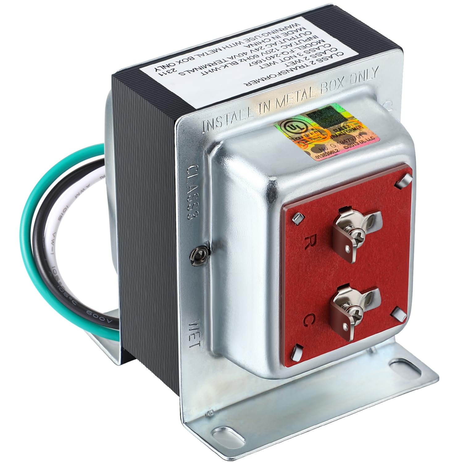 Doorbell Transformer 24V 40VA Compatible with Ring Wired Video Doorbell ...