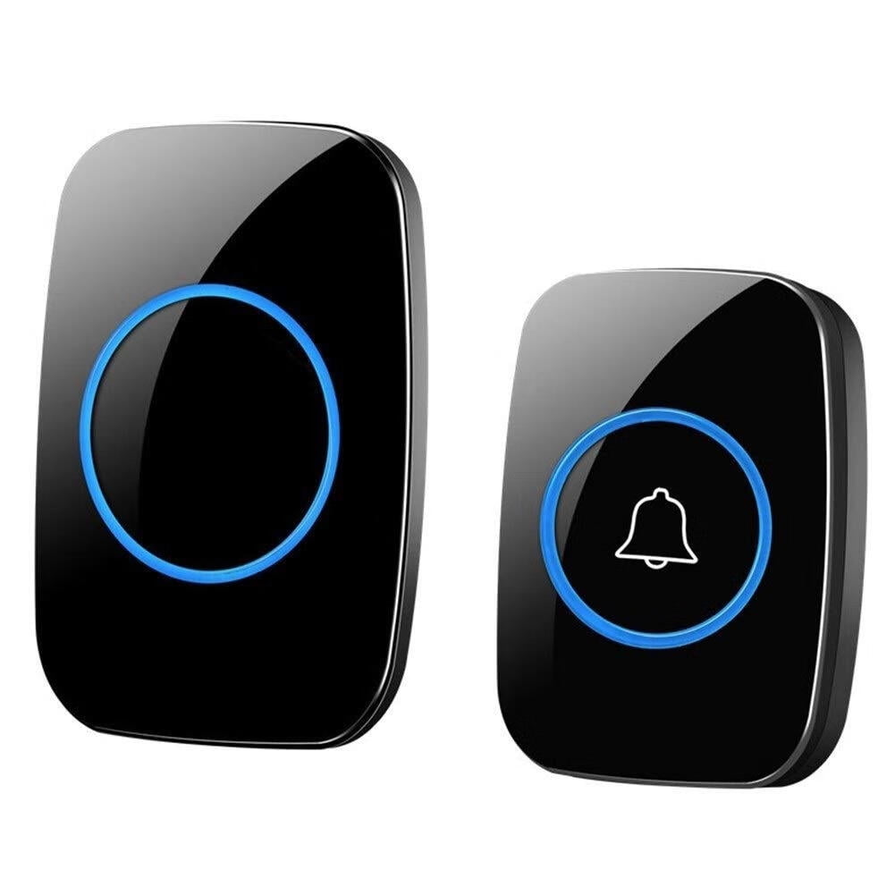 Doorbell Wireless Doorbell Waterproof Touch Button Led Light Cordless ...