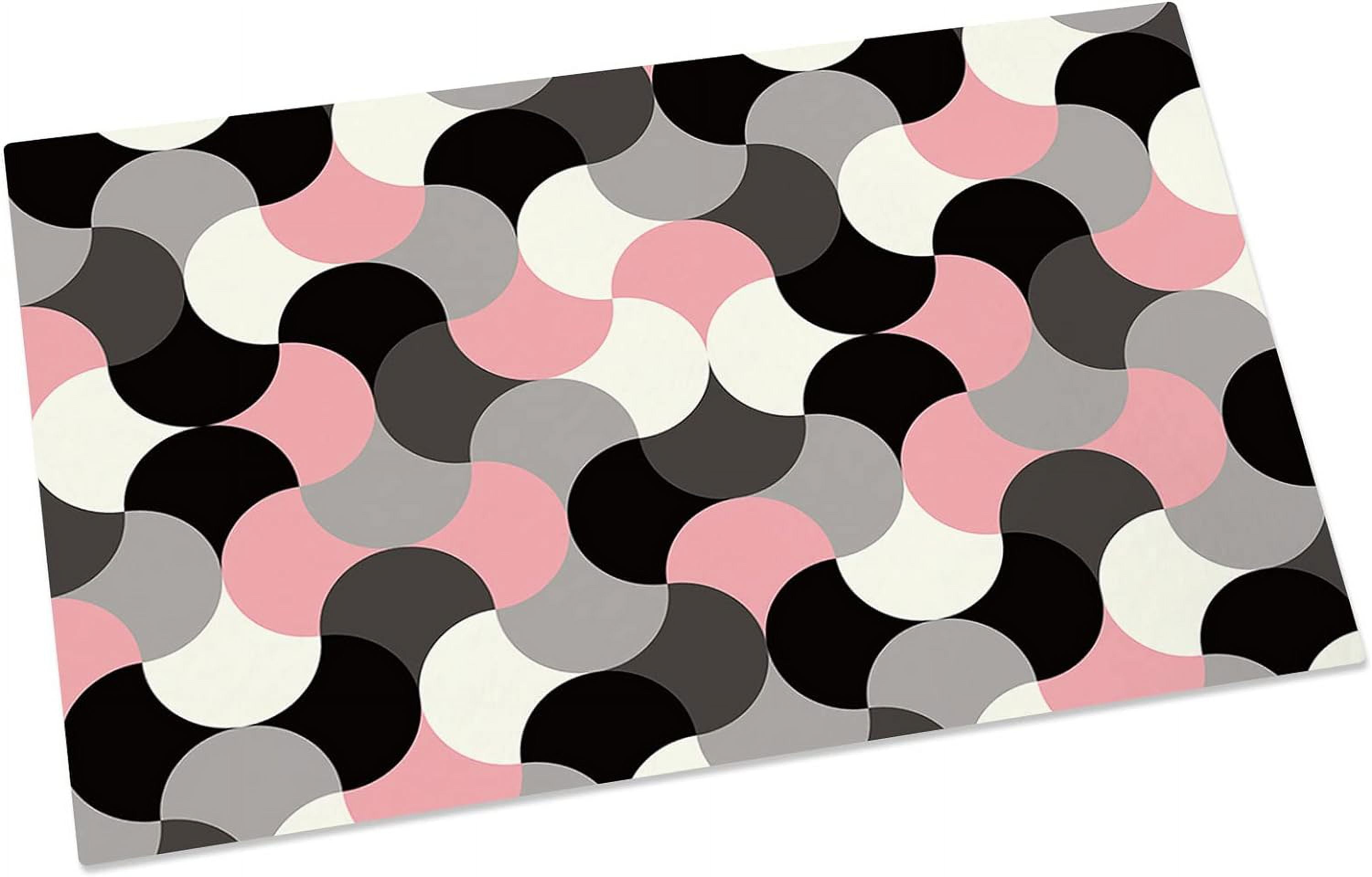 Doormat 16x24 Inch Door Mat Medieval Modern Abstract Geometry Black ...