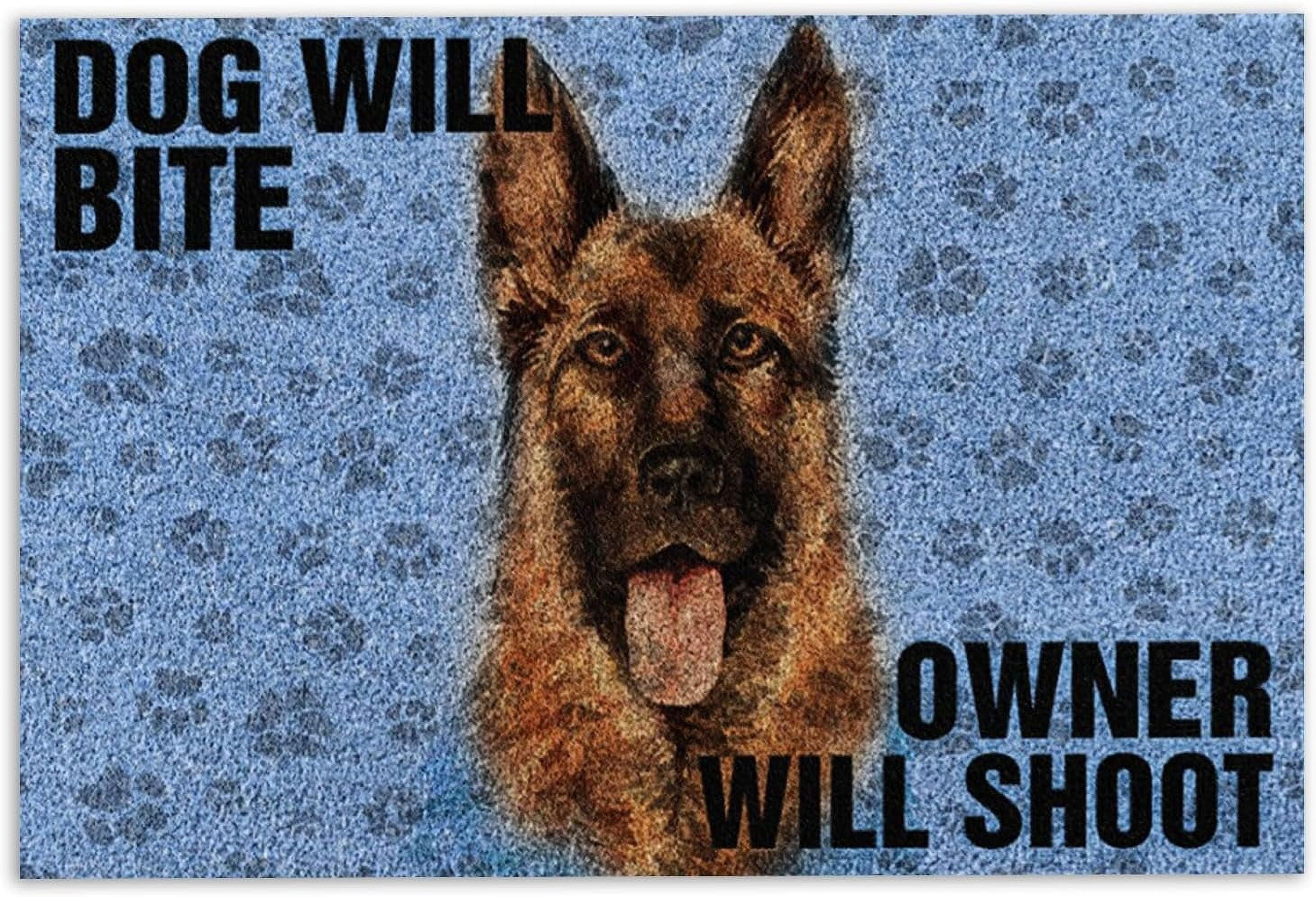 Doormat 16x24 Inch German Shepherd Door Mat German Shepherd Dog Will ...