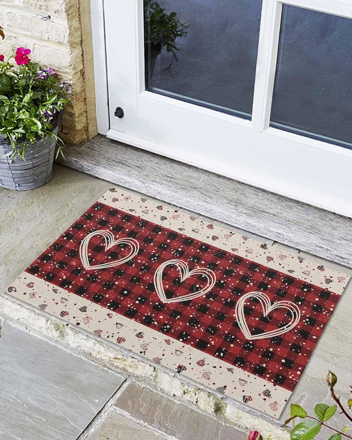 Doormat 16x24 Inch Valentines Doormat Indoor Door Mat Valentines Day ...