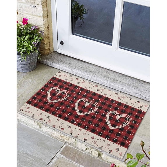 Doormat 16x24 Inch Valentines Doormat Indoor Door Mat Valentines Day ...