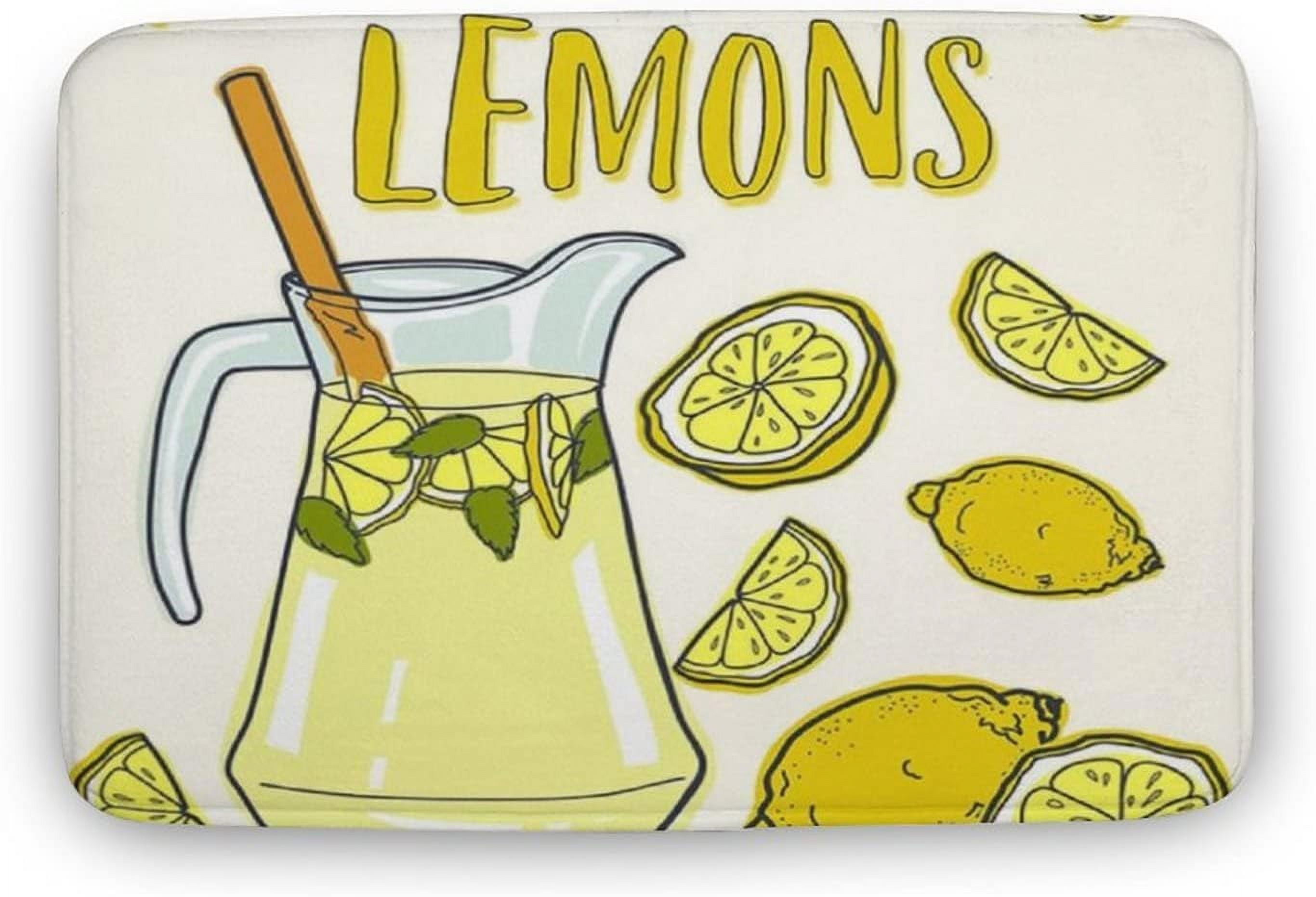 Doormat 17x30 Inch Lemonade Sign When Life Gives You Lemons Kitchen ...