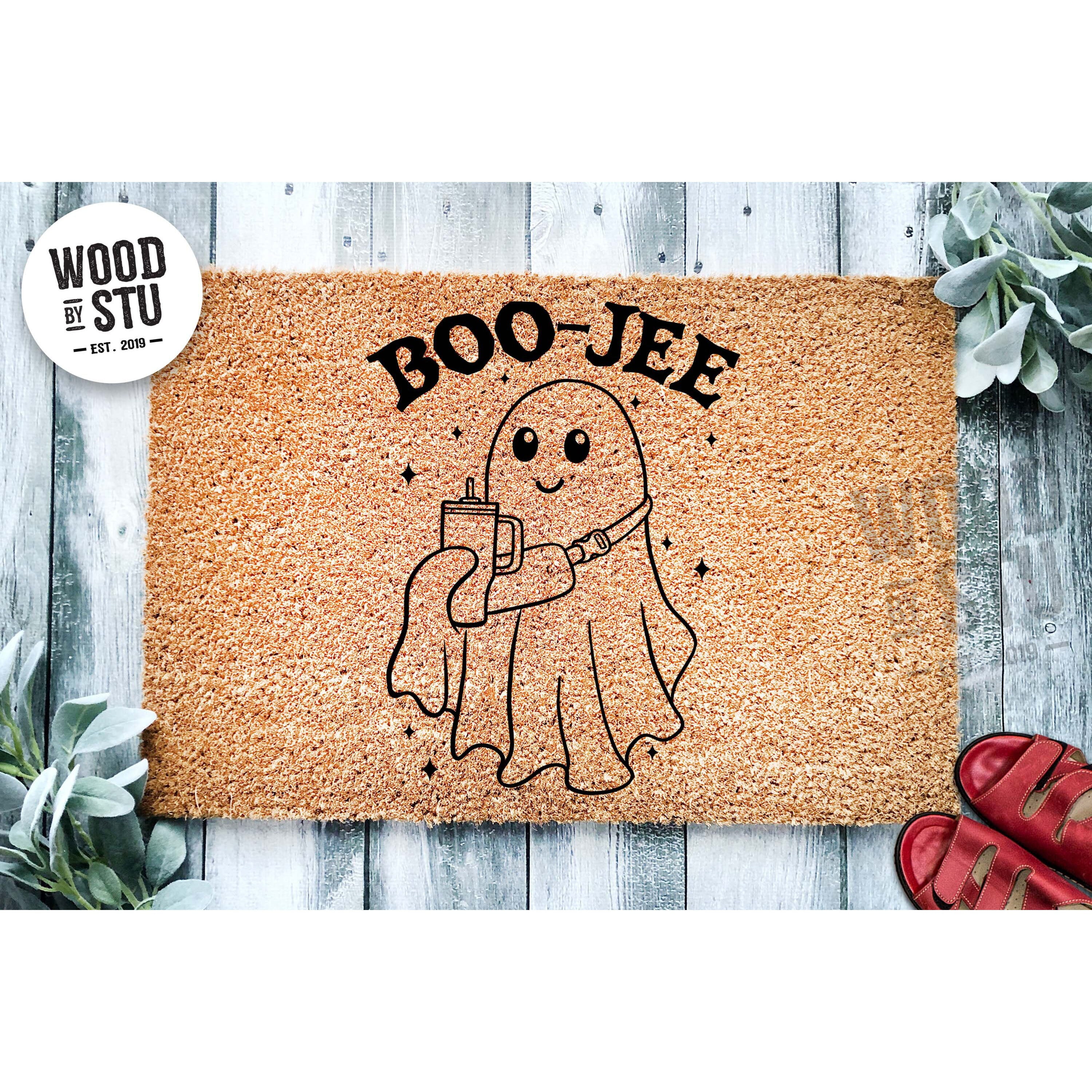 Doormat Boo-Jee Ghost Halloween Door Mat | Funny Boojee Doormat Bougie ...