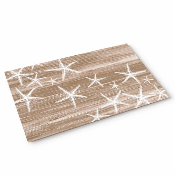 Doormat Brown Starfish Doormats Entrance Door Rug Summer Ocean Beach ...