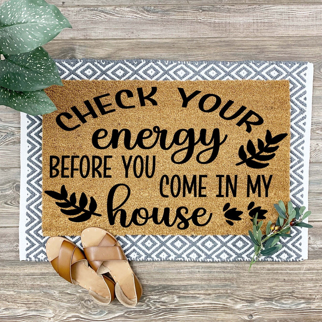 Check Your Energy Doormat