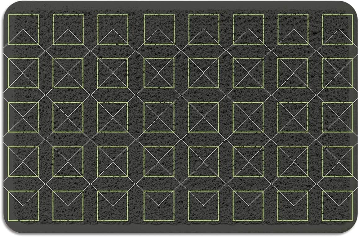 Doormat Entrance Floor Mat Indoor Funny Doormat Geometric Overlapping ...