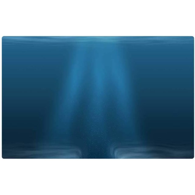 Doormat Floor Rug/Mat (16*24in ) - Underwater Sea Ocean Plankton Blue ...
