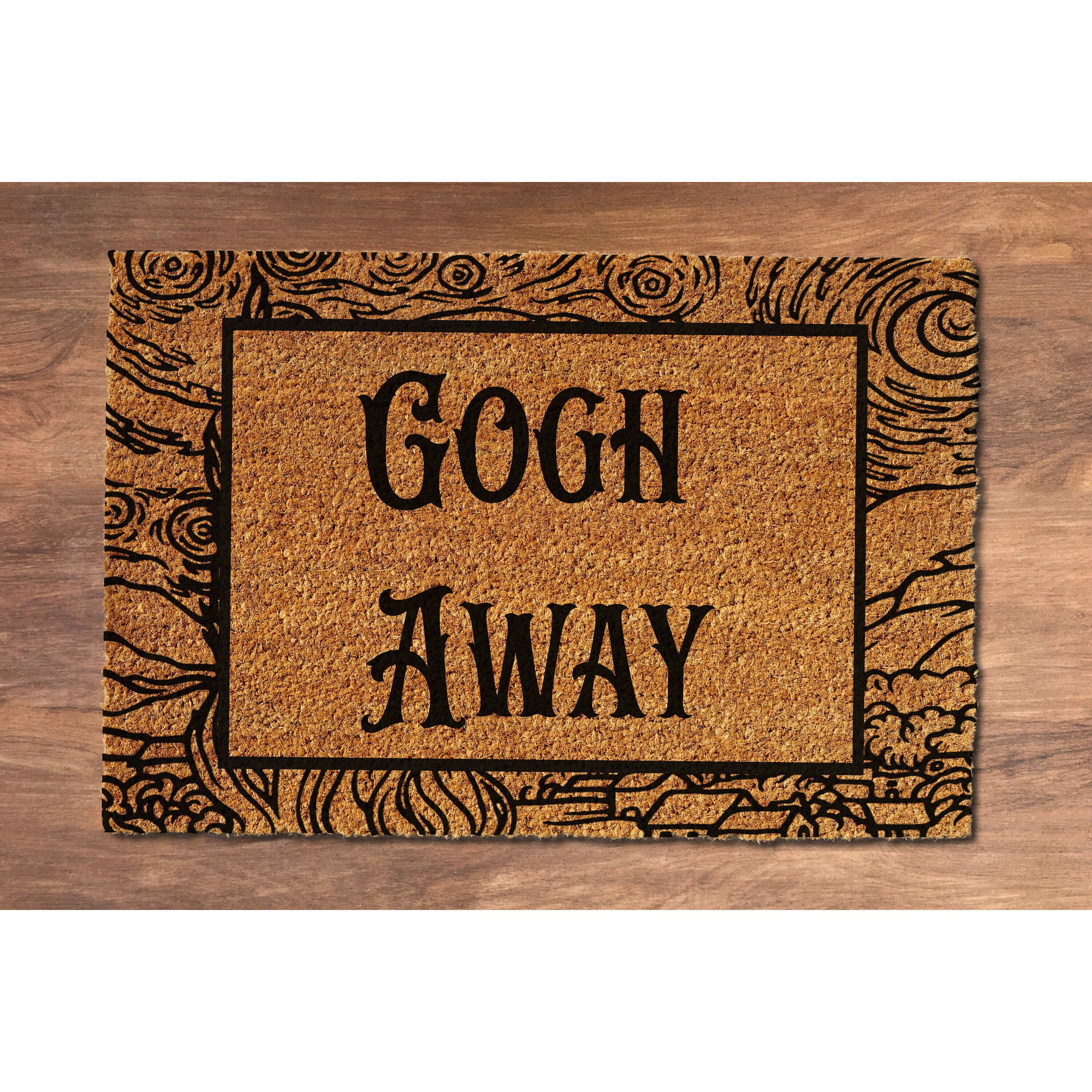 Doormat Gogh Away Vincent Van Gogh Welcome Mat Housewarming Gift Cute ...