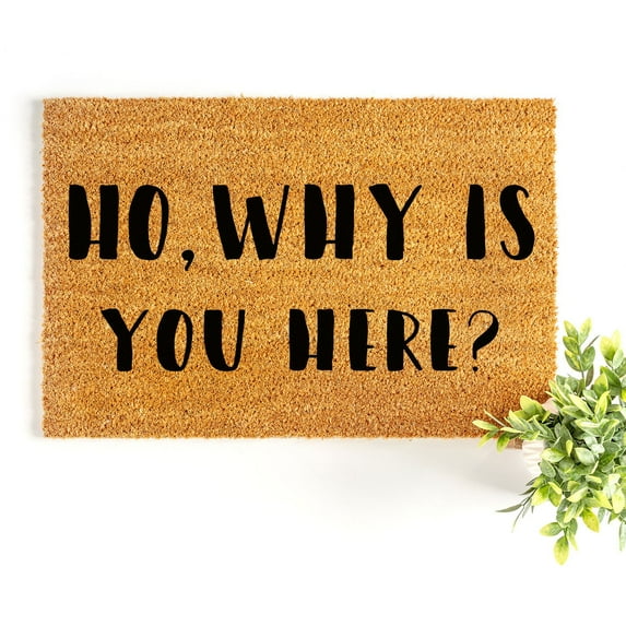 Doormat Ho, Why Is You Here? Welcome Mat Funny Outside Home Decor (18 ...
