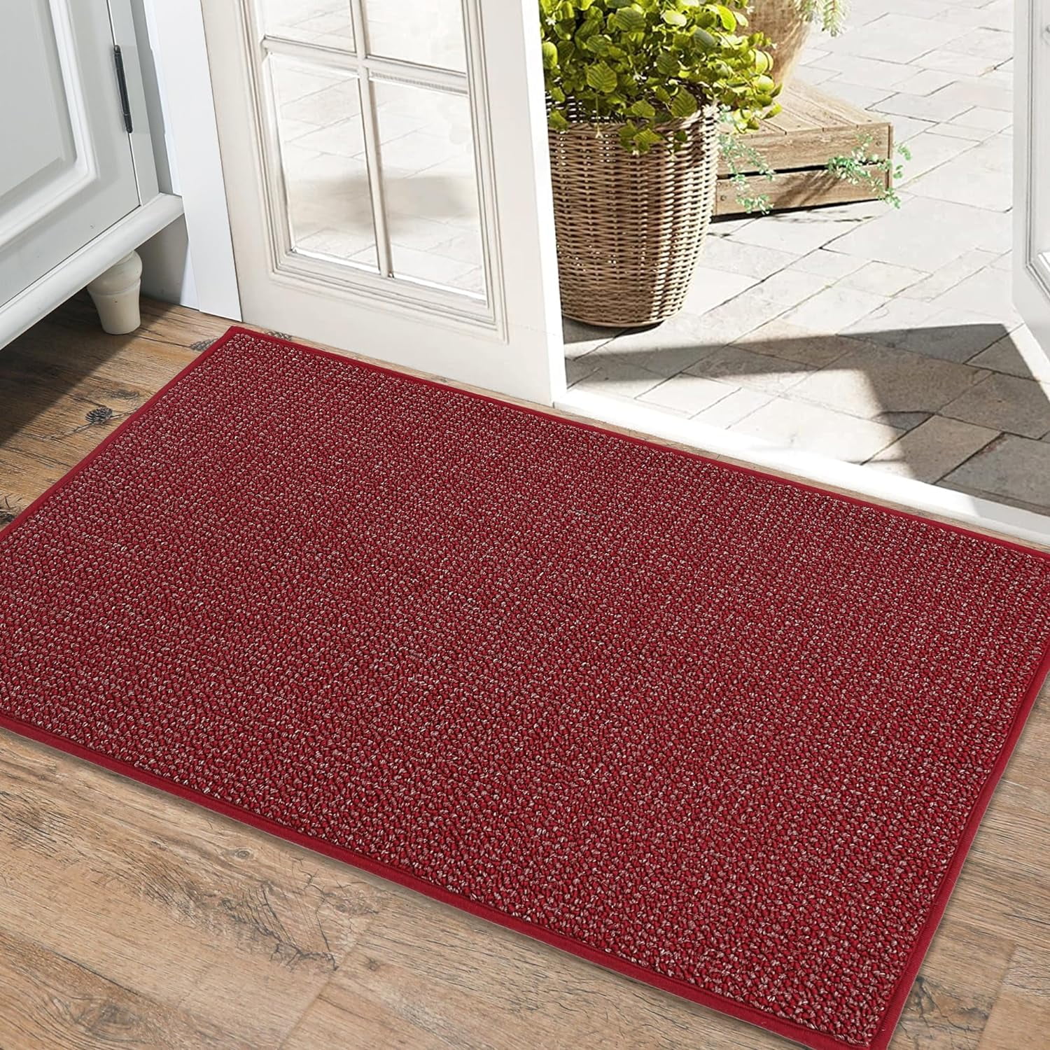Doormat Indoor Dirt Trapper Door Mats Non-Slip, Low-Profile Indoor Mats ...