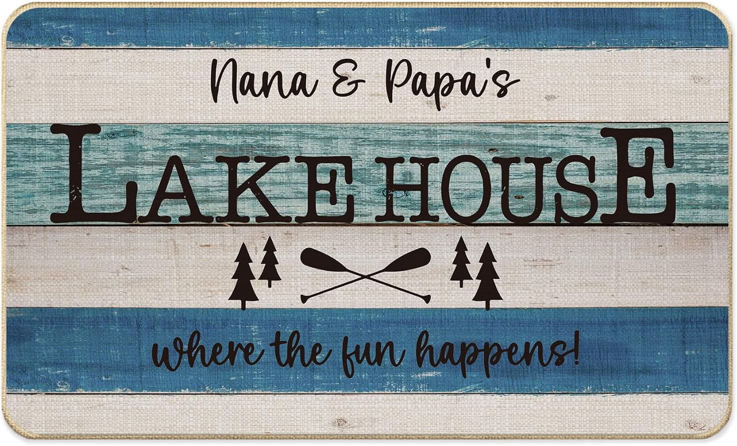 Doormat - Nana and Papa Doormat - Lake - house - themed, indoor/outdoor ...