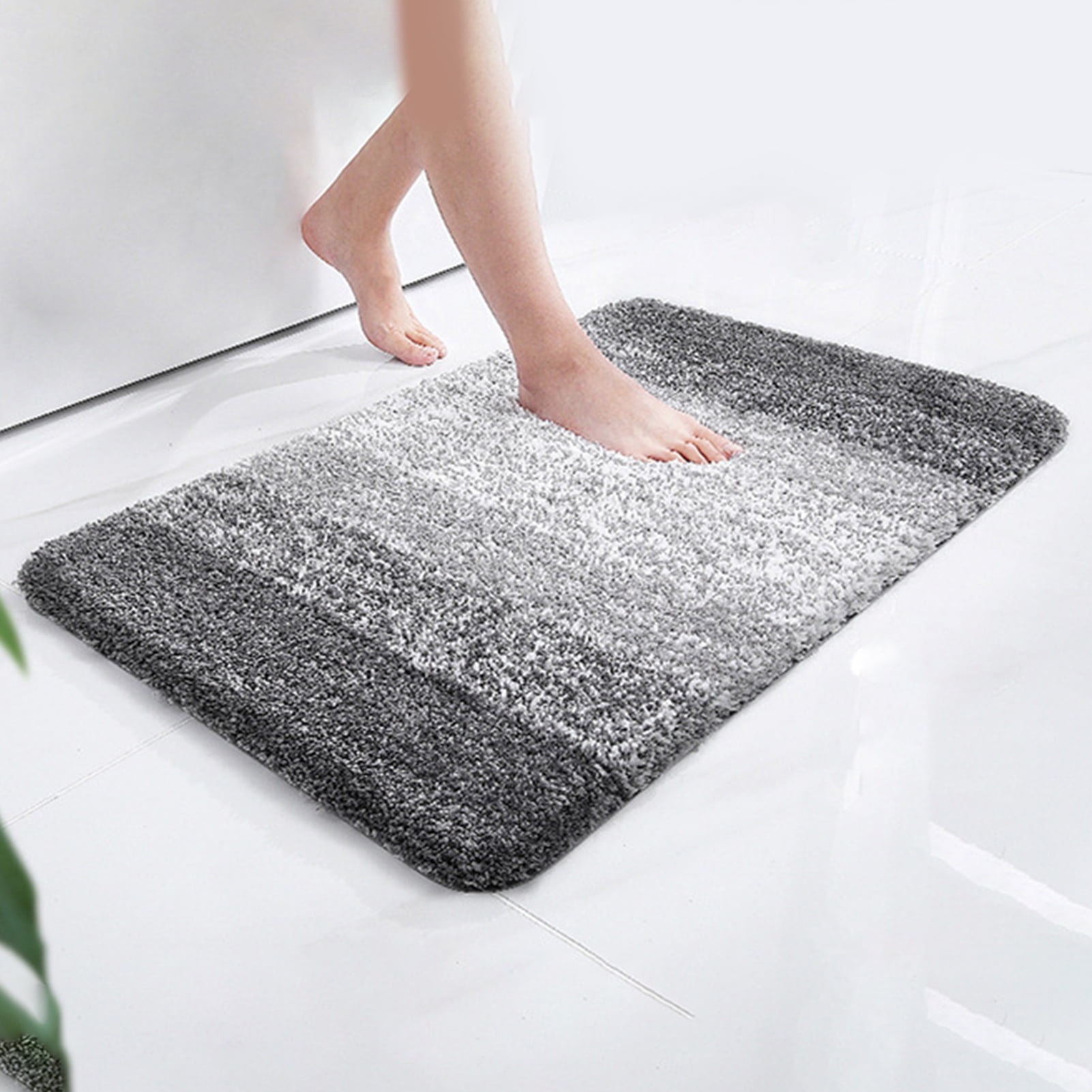 Doormat Oblong Shape Anti-slip Strong Water Absorption Foot Drying ...