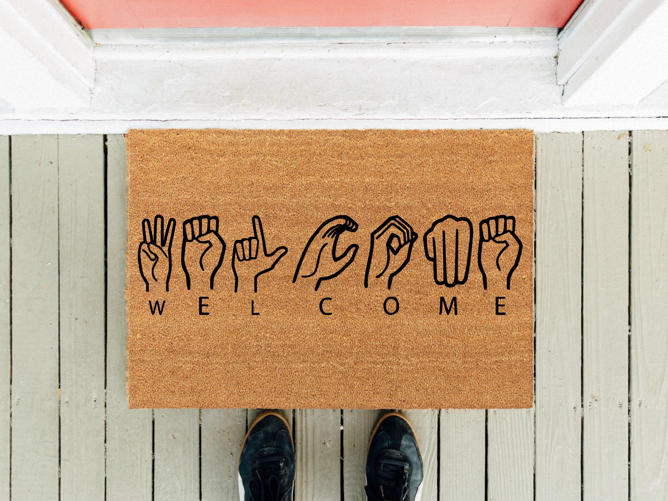 Doormat Outdoor Welcome Sign Language | Funny Doormat | Welcome Doormat ...