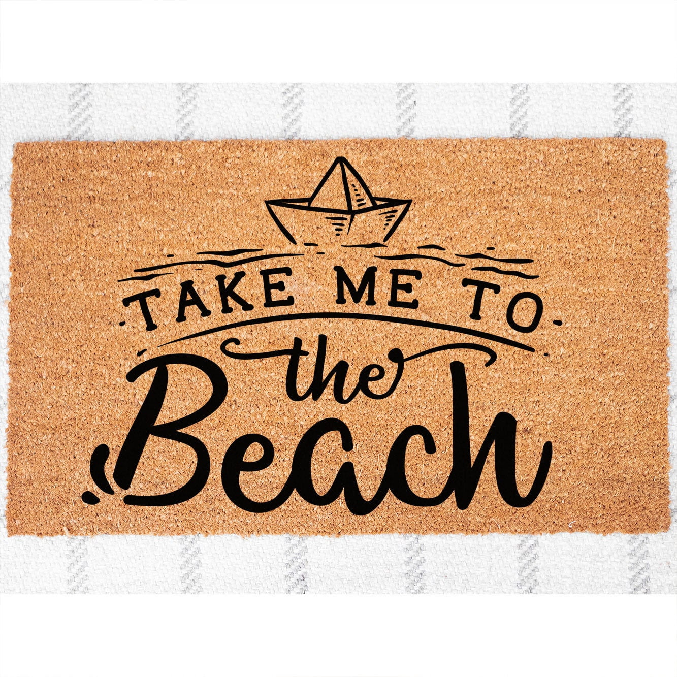 Doormat Take Me To The Beach Welcome Mat New Home Gift Outdoor Porch D ...