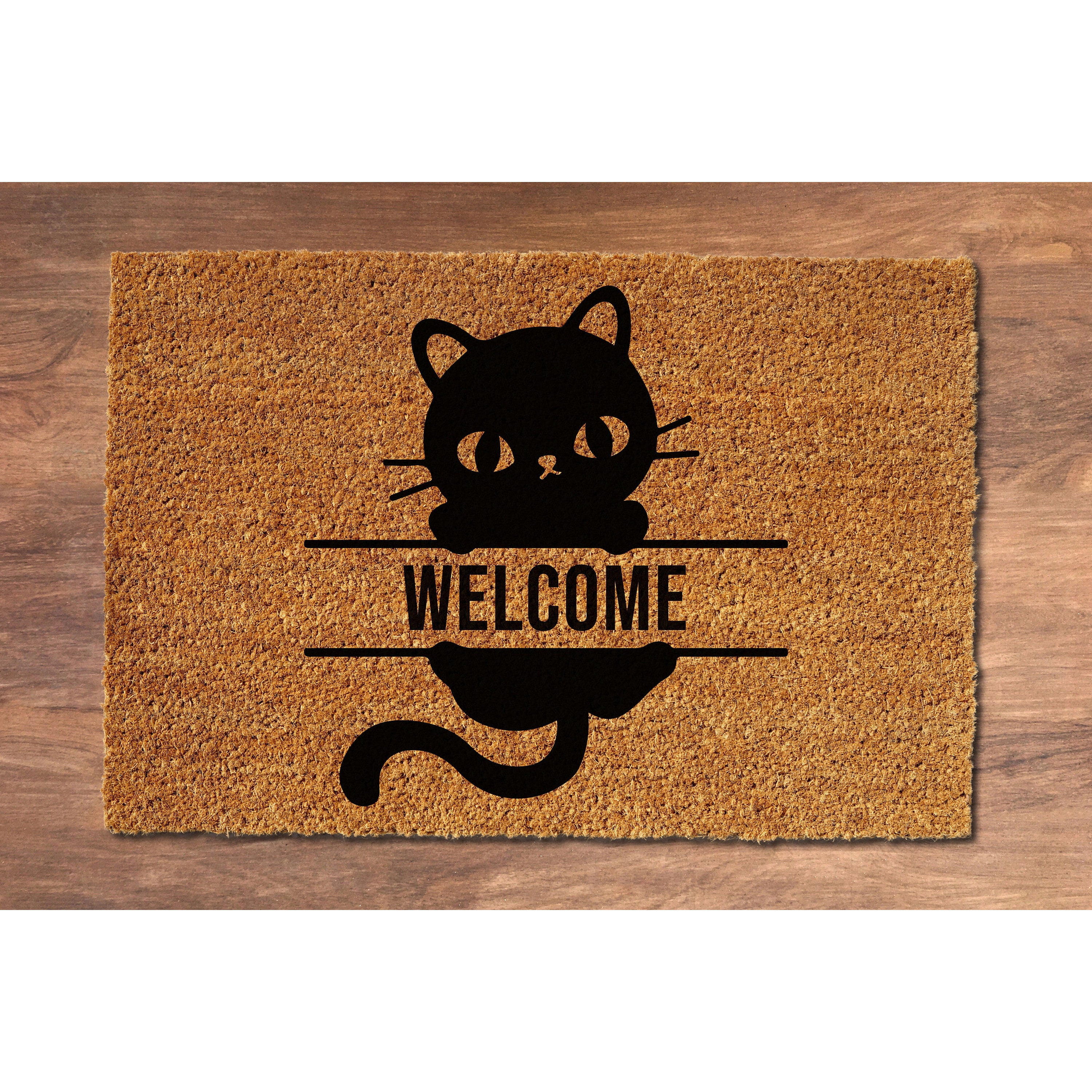 Doormat Welcome Cat Cats Crazy Cat Welcome Mat Funny s Home Gift Fun ...