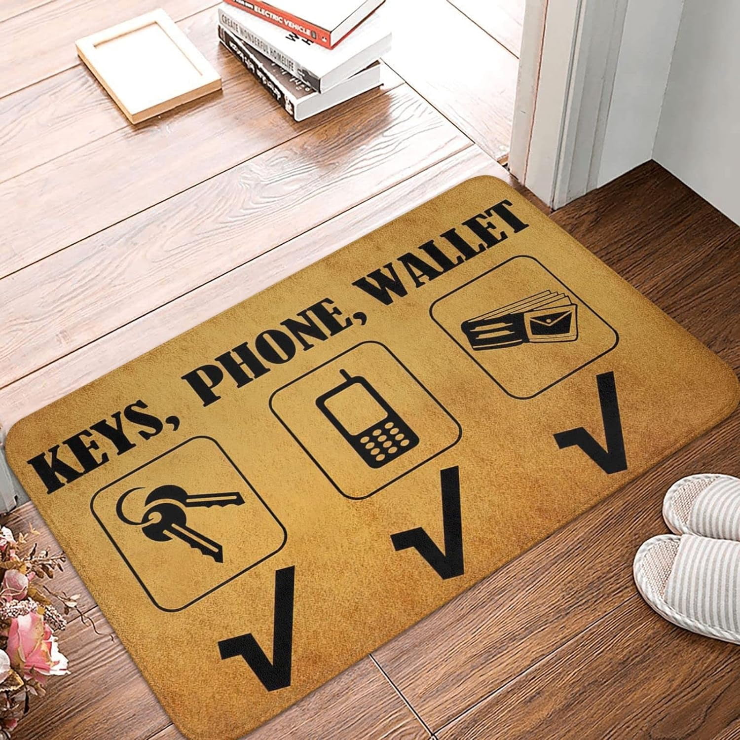 Doormat Welcome Mat Door Mats Outdoor Keys Phone Wallet Doormat Indoor ...